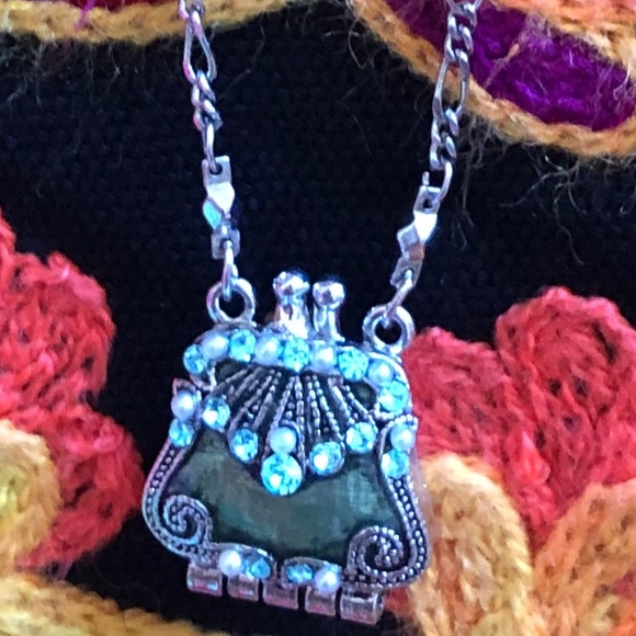 Vclm | Jewelry | Vintage Vclm Victorian Purse Locket Necklace | Poshmark